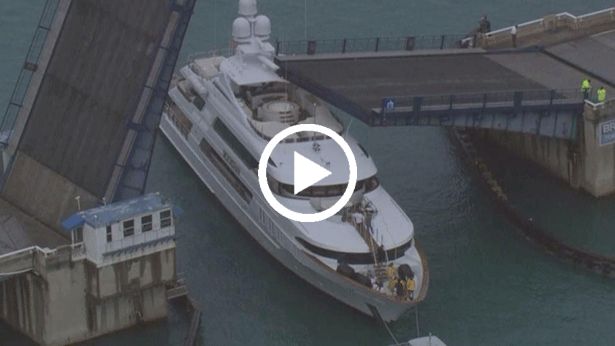 Confirmation that drawbridge fell on superyacht Rockstar